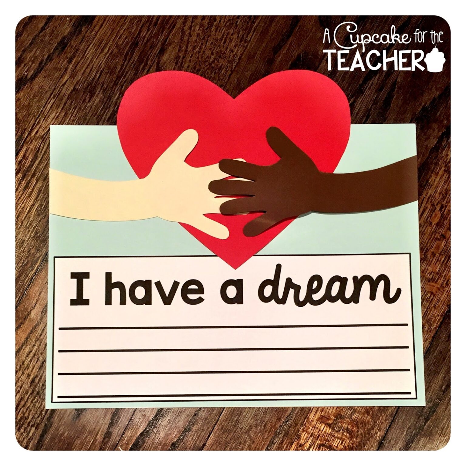 Crafts & Ideas for MLK Day! - A Cupcake for a Teacher